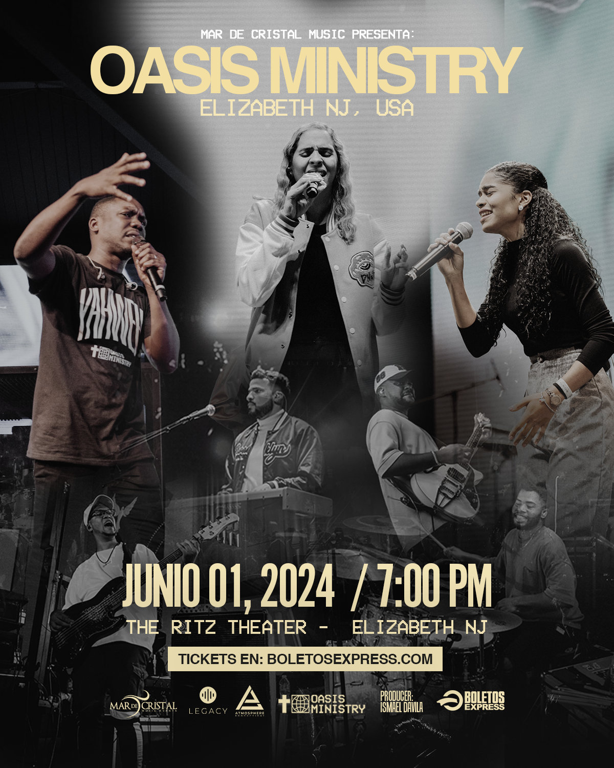 Oasis Ministry USA TOUR - ELIZABETH, NJ 2024 Tickets - United Palace